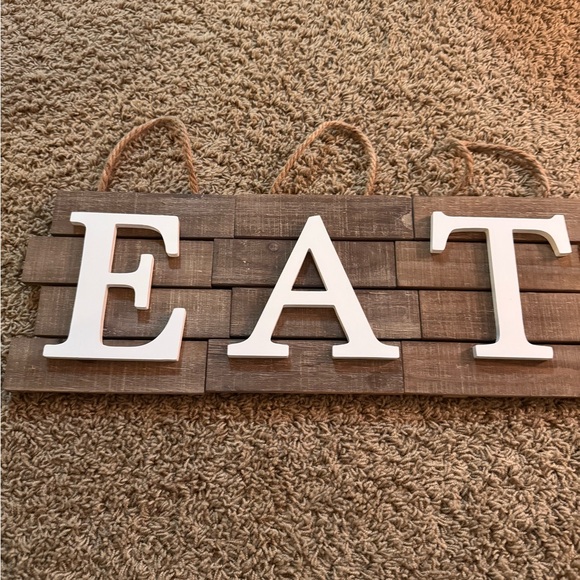 Wall Decor | Rustic Brown And White Wall Decor Sign | Poshmark